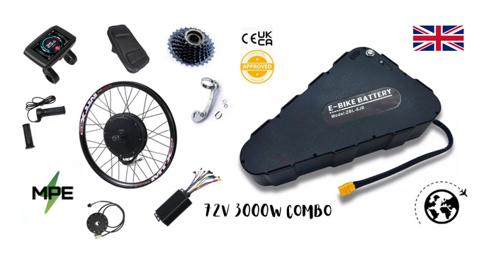 72V 3000W MTX Full Ebike Motor Kit Combo (Includes battery) – ⚡MY ...